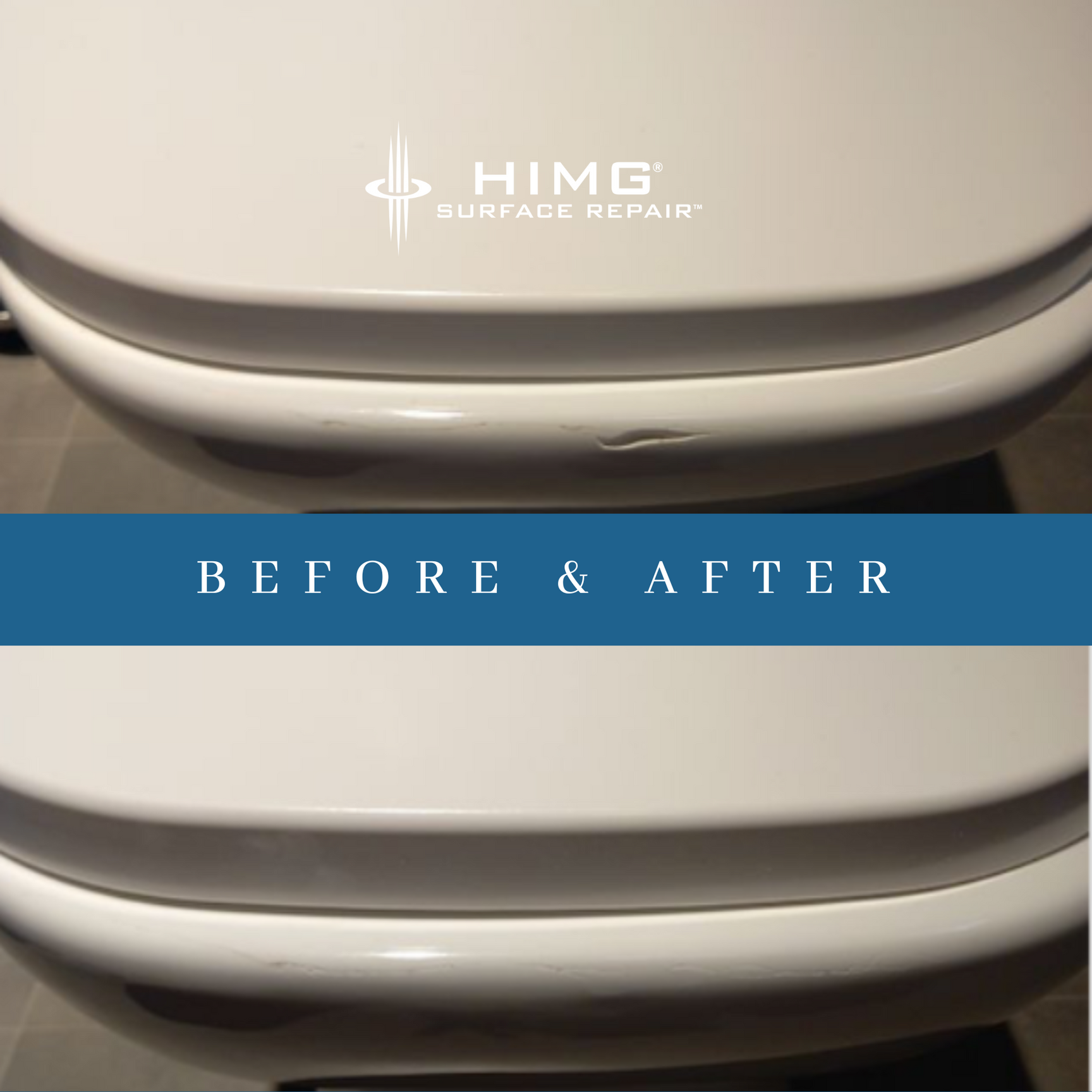 How to Repair a Chipped Toilet – HIMG® Surface Repair