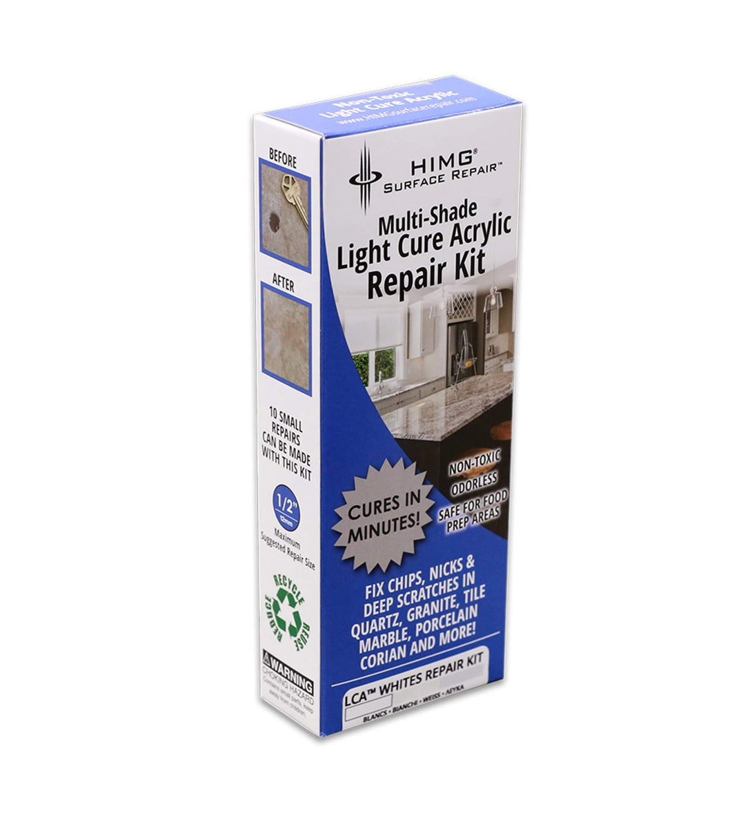 White Tones - Multicolor - HIMG Surface Repair LCA™ Kit | Countertop ...